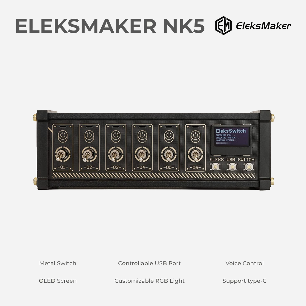Jual Eleksmaker NK5 USB Switch Hub | Shopee Indonesia