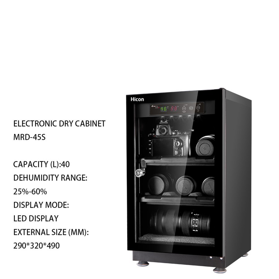 Jual HICON Dry Box Dry Cabinet MRD- 45S Digital Drybox Drycabinet 40 ...