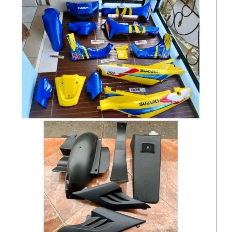 Jual FULL BODY SUZUKI SATRIA LUMBA BIRU KUNING SPECIAL EDITION | Shopee ...