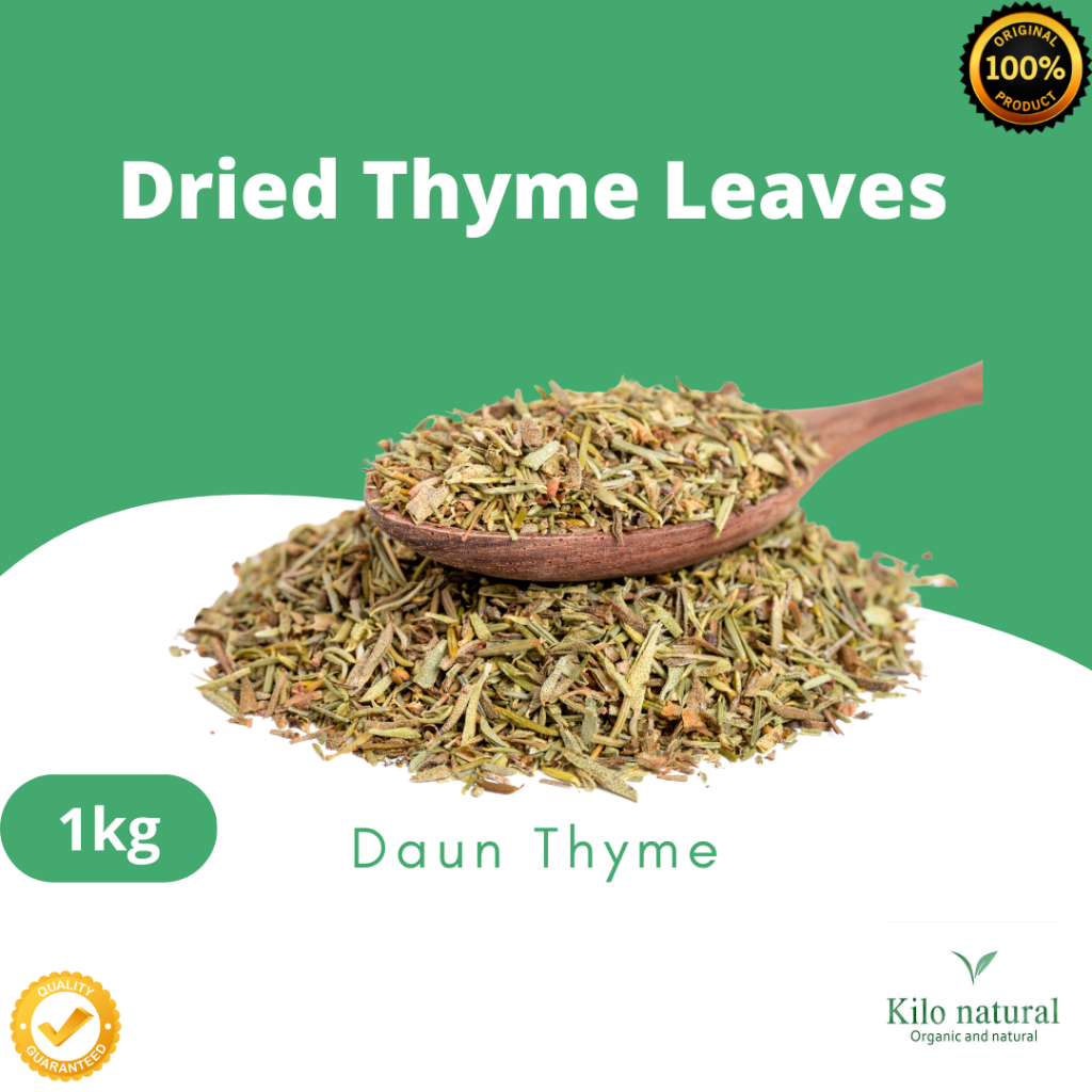 Jual Dried Thyme Leaves 1kg / Daun Thyme Kering 1kg | Shopee Indonesia