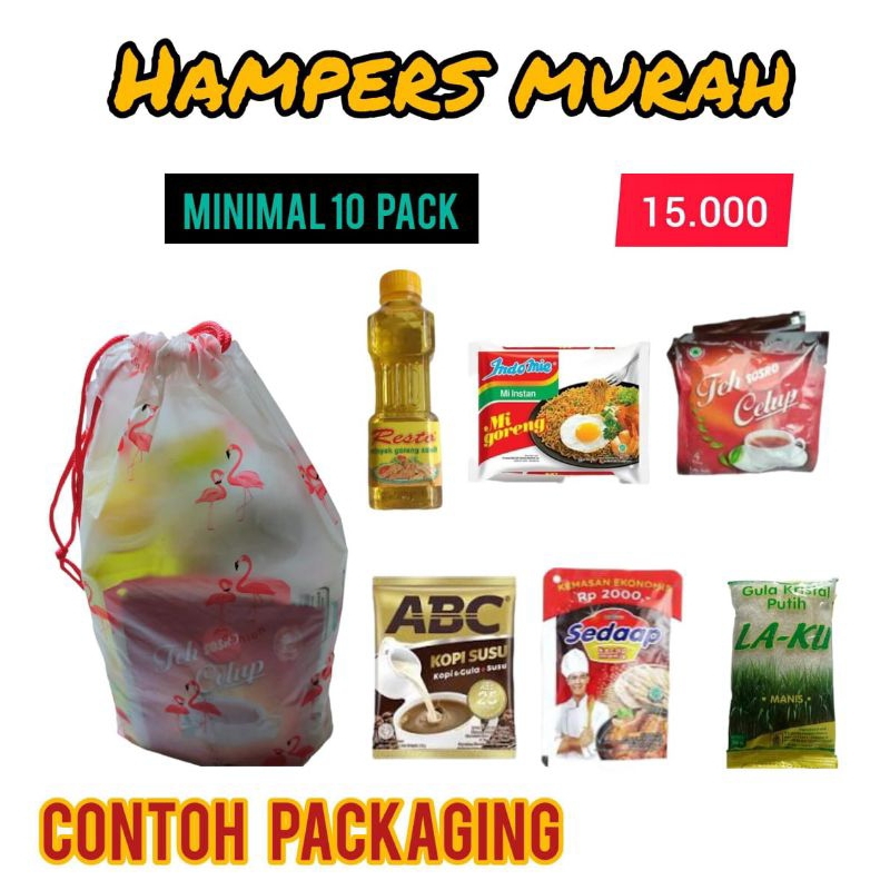 Jual hampers sembako mini dengan harga murah meriah | Shopee Indonesia