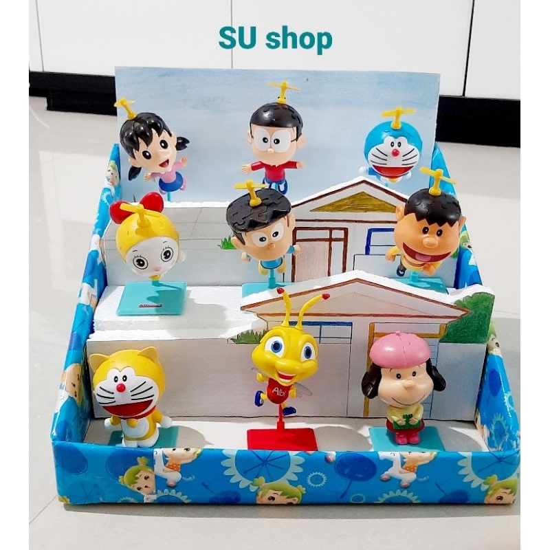 Jual Doraemon & friends (BARU)Mini Figure Alfamart 2013 3D Puzzle ...