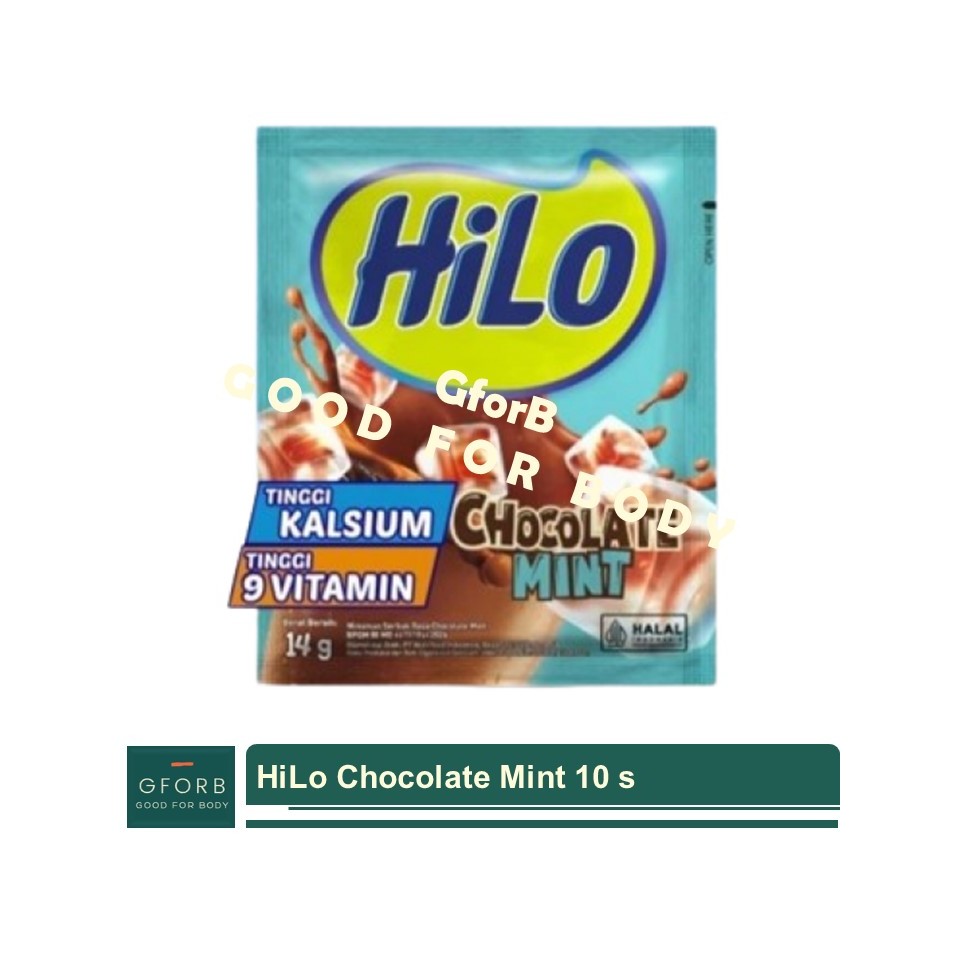 Jual Hilo RENCENG 10 Sachet Minuman Bubuk Instan Chocolate Mint Cokelat ...