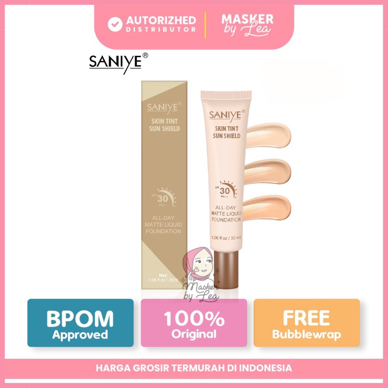 Jual RADYSA - SANIYE Foundation Cair SPF30 PA++ 30ML / Base Makeup ...