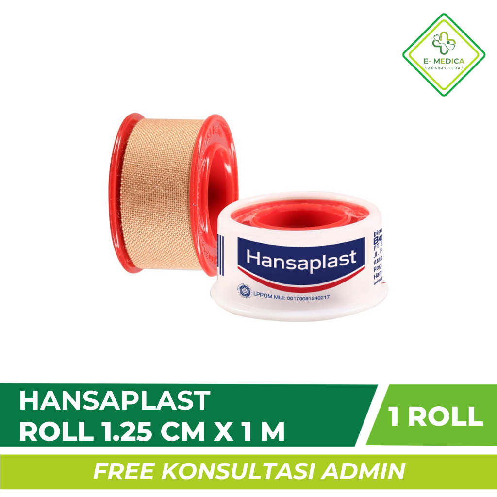 Jual Hansaplast Roll Kain 1.25 cm x 1 m - Plester Perekat Luka | Shopee ...