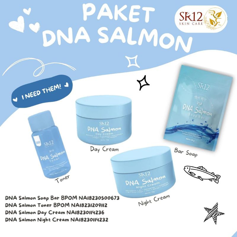 Jual SR12 DNA SALMON FOR ALL SKIN | Shopee Indonesia