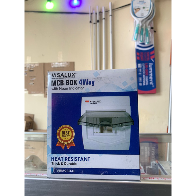 Jual MCB BOX / RUMAH MCB 4WAY + INDIKATOR VISALUX | Shopee Indonesia