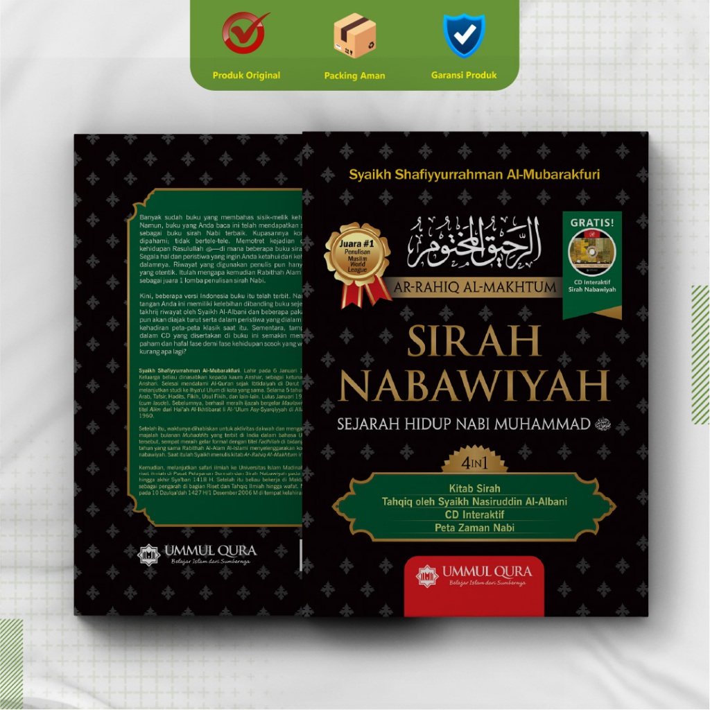 Jual Buku Sirah Nabawiyah Bonus CD buku kitab siroh sirah nabawiyah ...