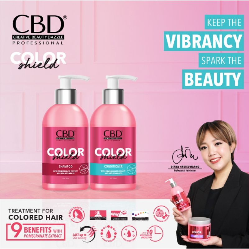 Jual CBD Color Shield Shampoo dan Conditioner 250 ml | Shopee Indonesia