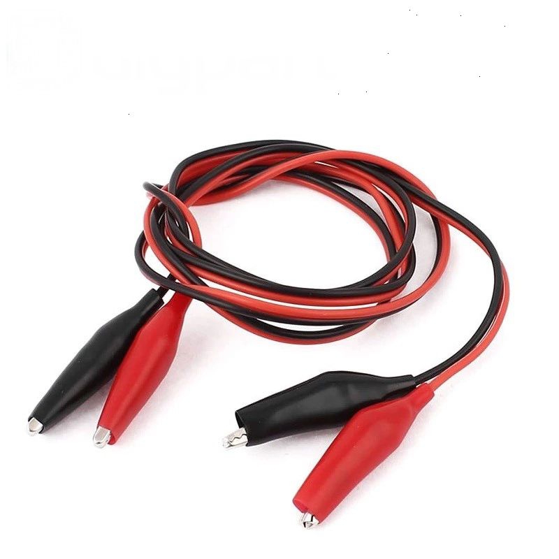 Jual 1 Meter Kabel Capit Buaya To Capit Buaya 1 Set Merah Dan Hitam 1M ...