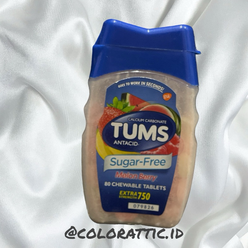 Jual TUMS EXTRA STRENGTH CHEWABLE SUGAR-FREE ANTACID TABS - FROM USA ...