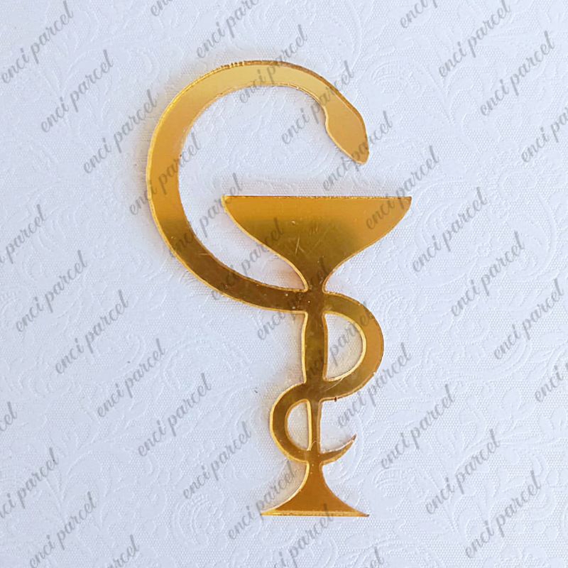 Jual logo farmasi model B pharmacy lambang apotek apoteker simbol ular ...
