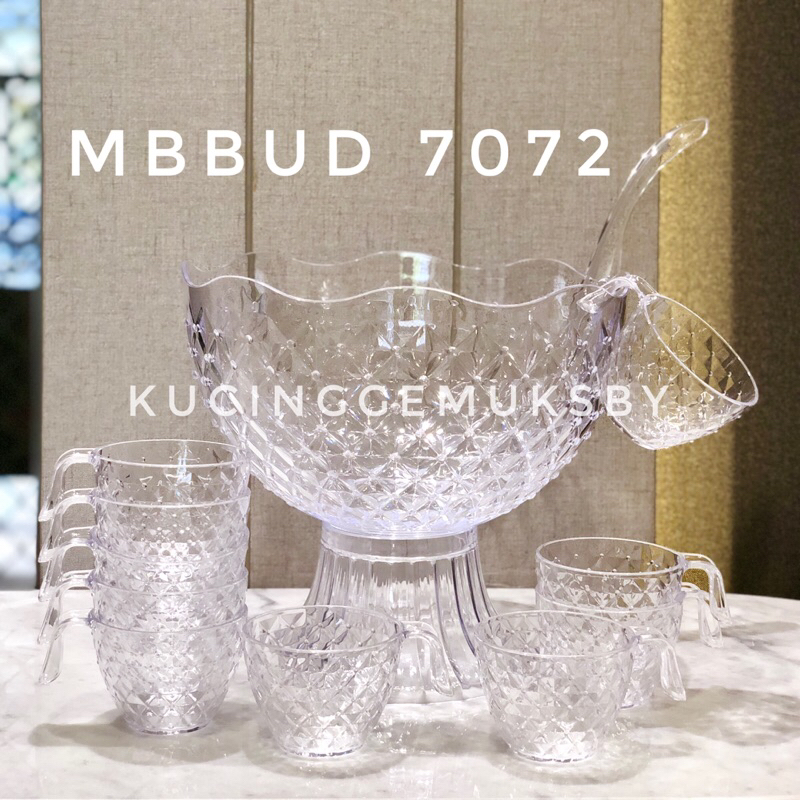 Jual Mangkok Es Buah Mika Akrilik party set Golden Sunkist MBB 7066 ...