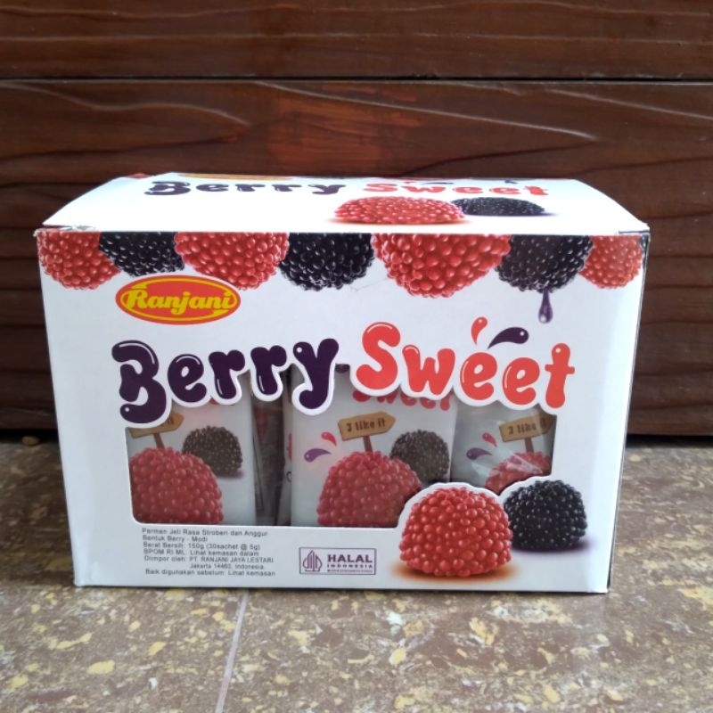 Jual Permen Berry Sweet 1 dus isi 30 bungkus 150 gram (@ 5 gram ...