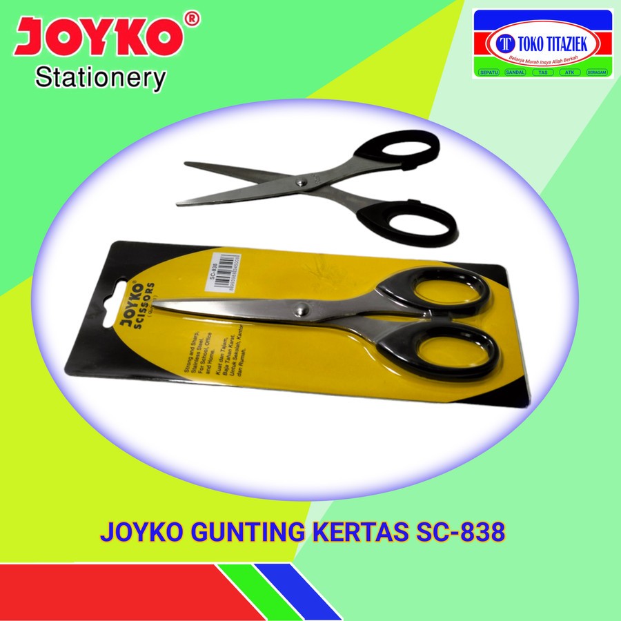 Jual Gunting Kertas Joyko SC-838 | Shopee Indonesia