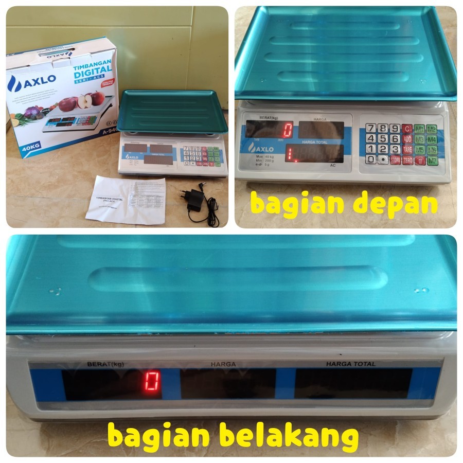 Jual Timbangan Laundry / Buah Digital 40 Kg Timbangan Sayur Sembako ...