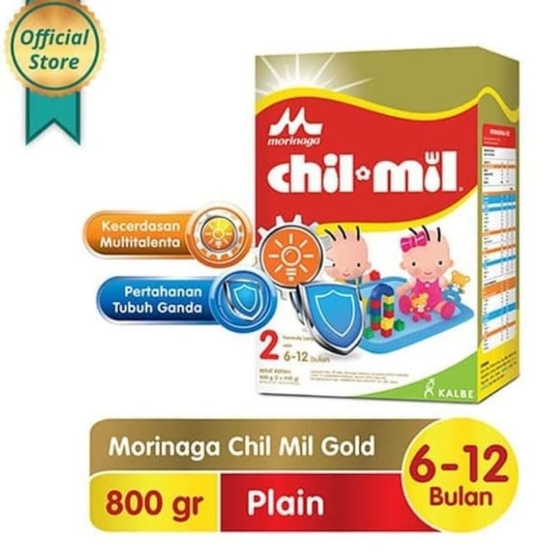 Jual MORINAGA CHIL MIL Gold susu formula bayi 6-12bulan ( 200GR,400GR ...