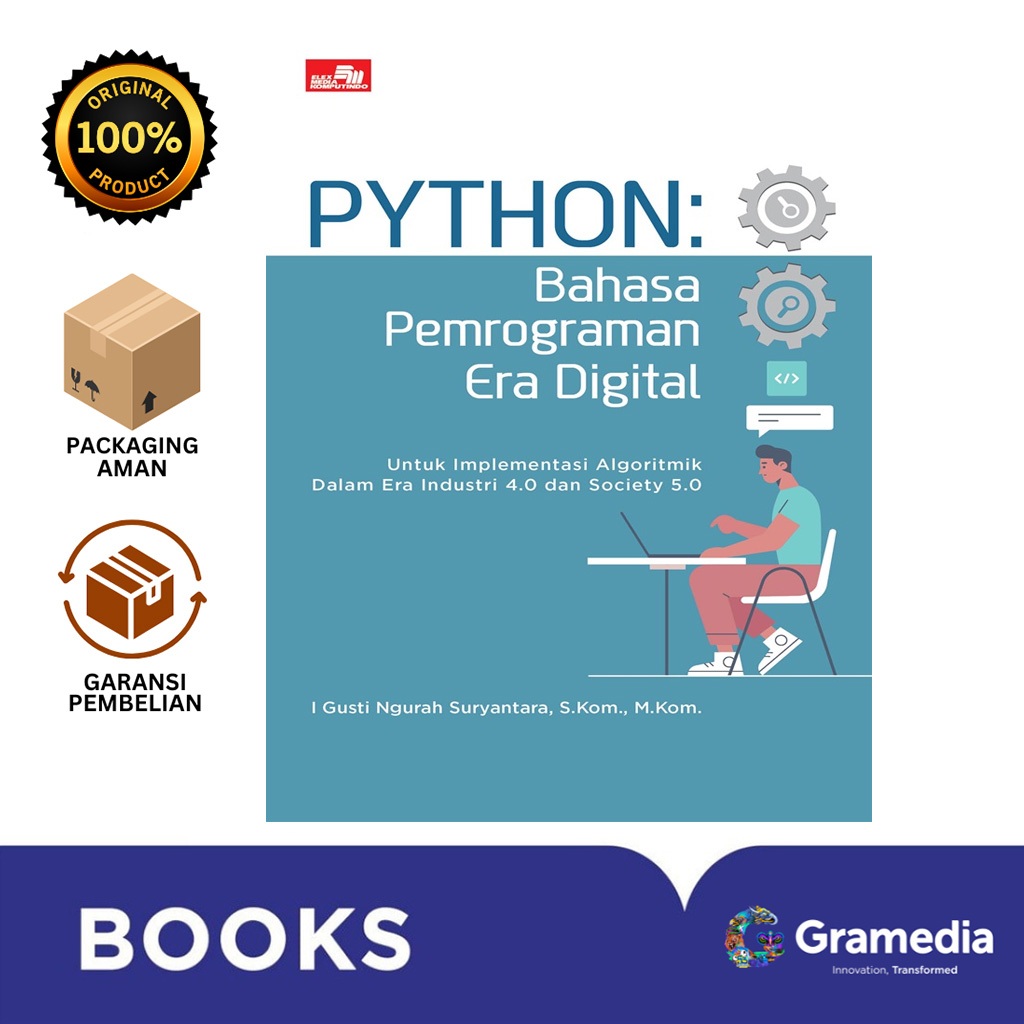 Jual Gramedia Bali - PYTHON: BAHASA PEMROGRAMAN ERA DIGITAL | Shopee Indonesia