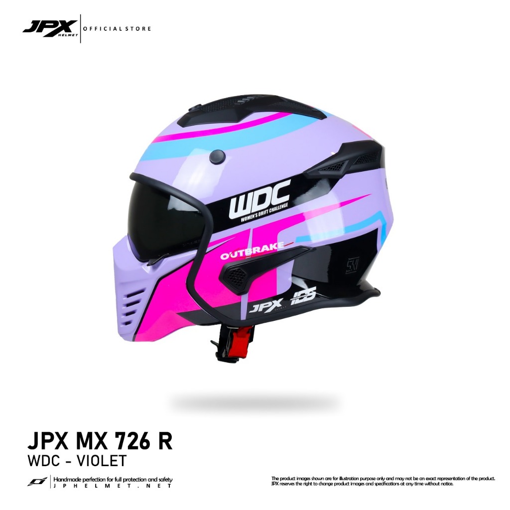 Jual Helm JPX - Mx-726R - WDC - Full Face | Shopee Indonesia