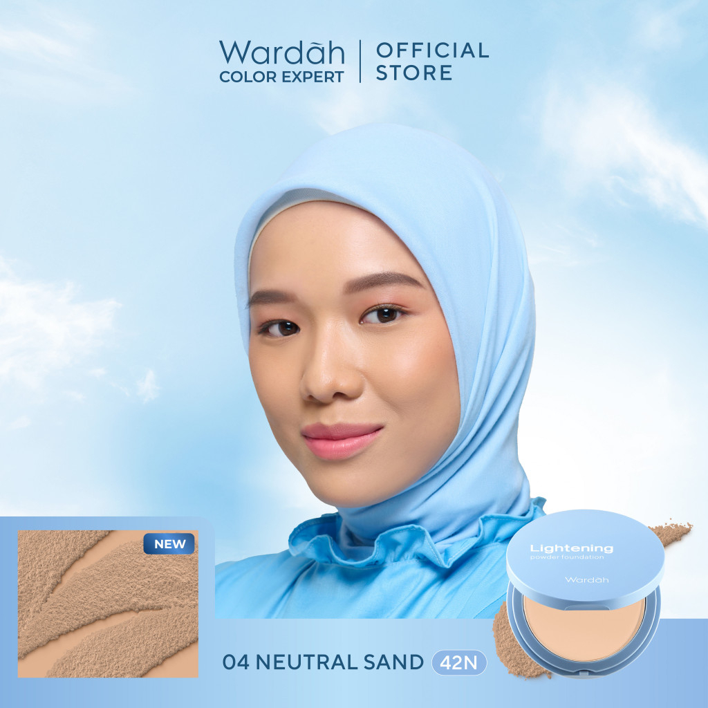 Jual WARDAH Lightening Powder Foundation Light Feel 12 g - Bedak Padat ...