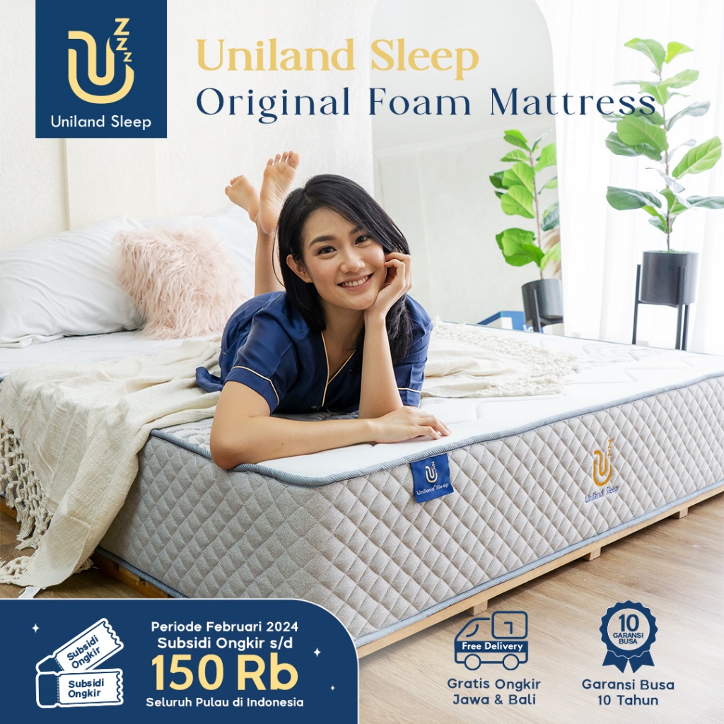Jual Uniland Sleep 120x200 / Super Single Size / Ukuran No 3 / Kasur ...