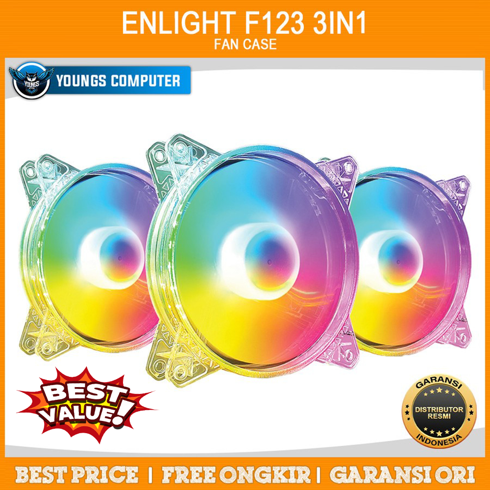 Jual Fan Case Infinity F123 SET 3 IN 1 (3 fan + Hub) | Shopee Indonesia