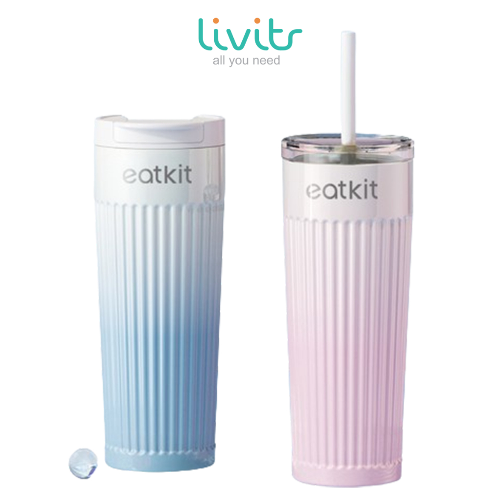 Jual Tumbler Stainless Steel Coffee Cup Aesthetic Gradasi kapasitas ...