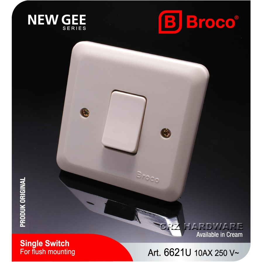 Jual Saklar Single Saklar Engkel Single switch IB inbow Tanam Tembok ...