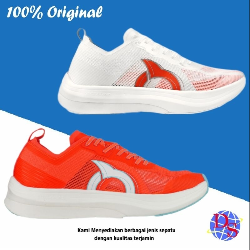 Jual ORTUSEIGHT/HYPERSONIC 1.3/OFF WHITE ORTRANGE/RUNNING/SEPATU ...