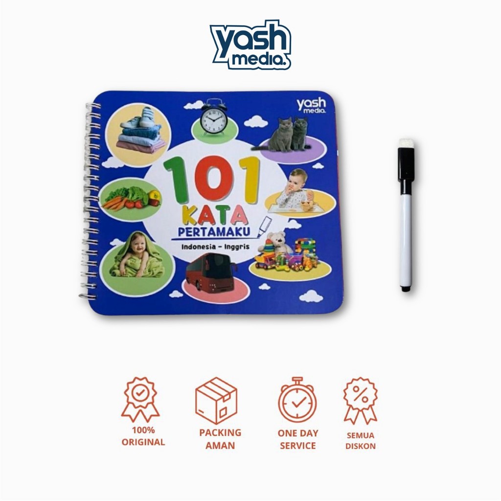 Jual Buku Anak Mengenal 101 Kata Pertamaku Indonesia- Inggris ( Yash ...