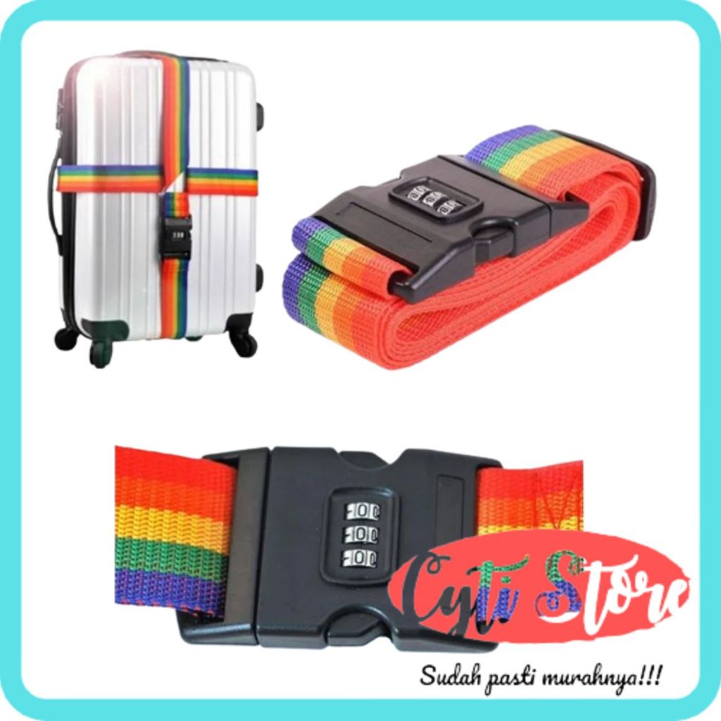 Jual Tali Pengaman Koper Dengan Kode Password Angka Manual | Shopee ...
