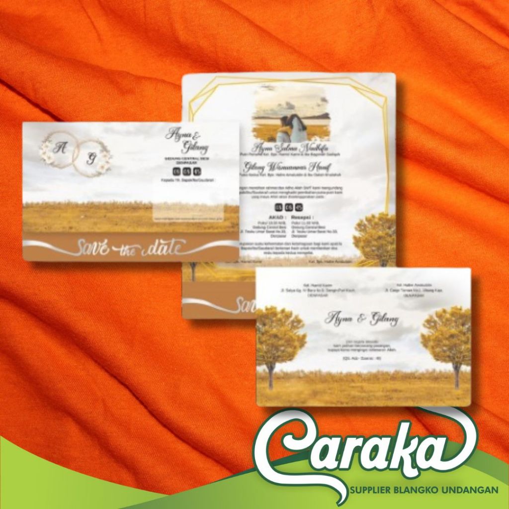 Jual Kartu Undangan Pernikahan atau Kertas Undangan atau Blangko ...
