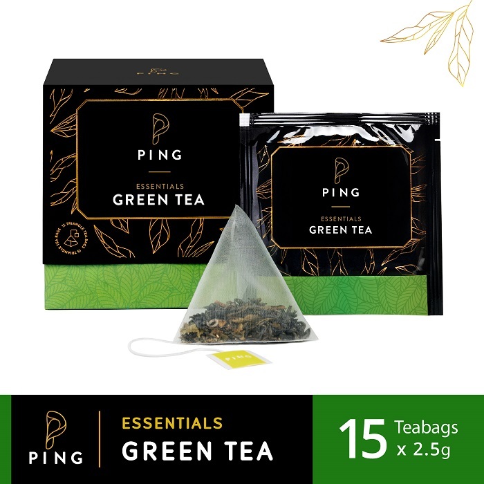 Jual Ping Essentials Green Tea 2 Box [30 Tea Bags @2.5gr] | Shopee ...