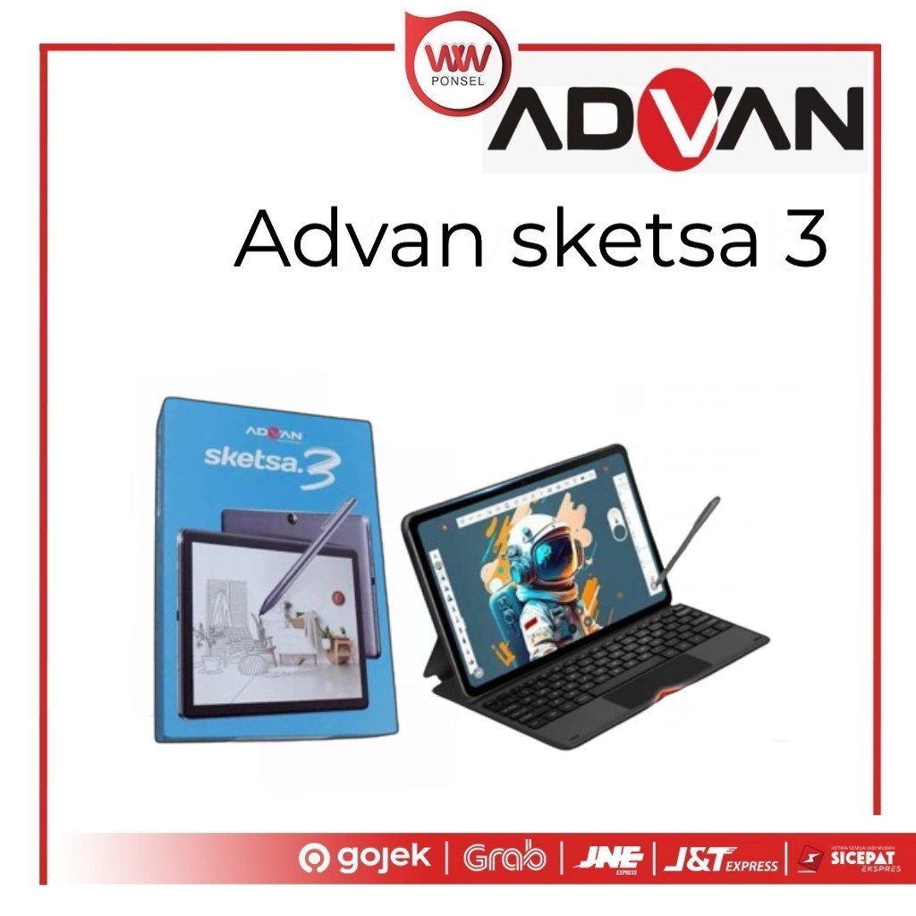 Jual Tab Advan Sketsa 3 Ram 6GB Internal 128GB Garansi Resmi | Shopee ...