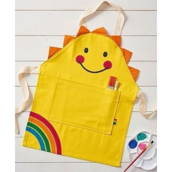 Jual Celemek Anak Matahari Apron Melukis Memasak Dapur Anak Lucu ...