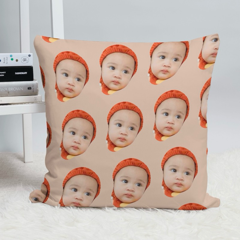 Jual BANTAL FACE PATTERN / BANTAL FOTO WAJAH / BANTAL CUSTOM PRINTING ...
