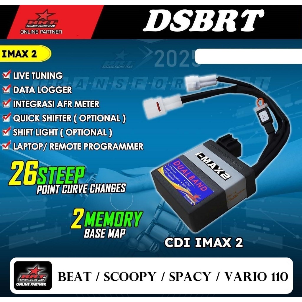 Jual CDI BRT IMAX 2 DUALBAND 26 STEP BEAT SCOOPY SPACY VARIO 110 KARBU ...