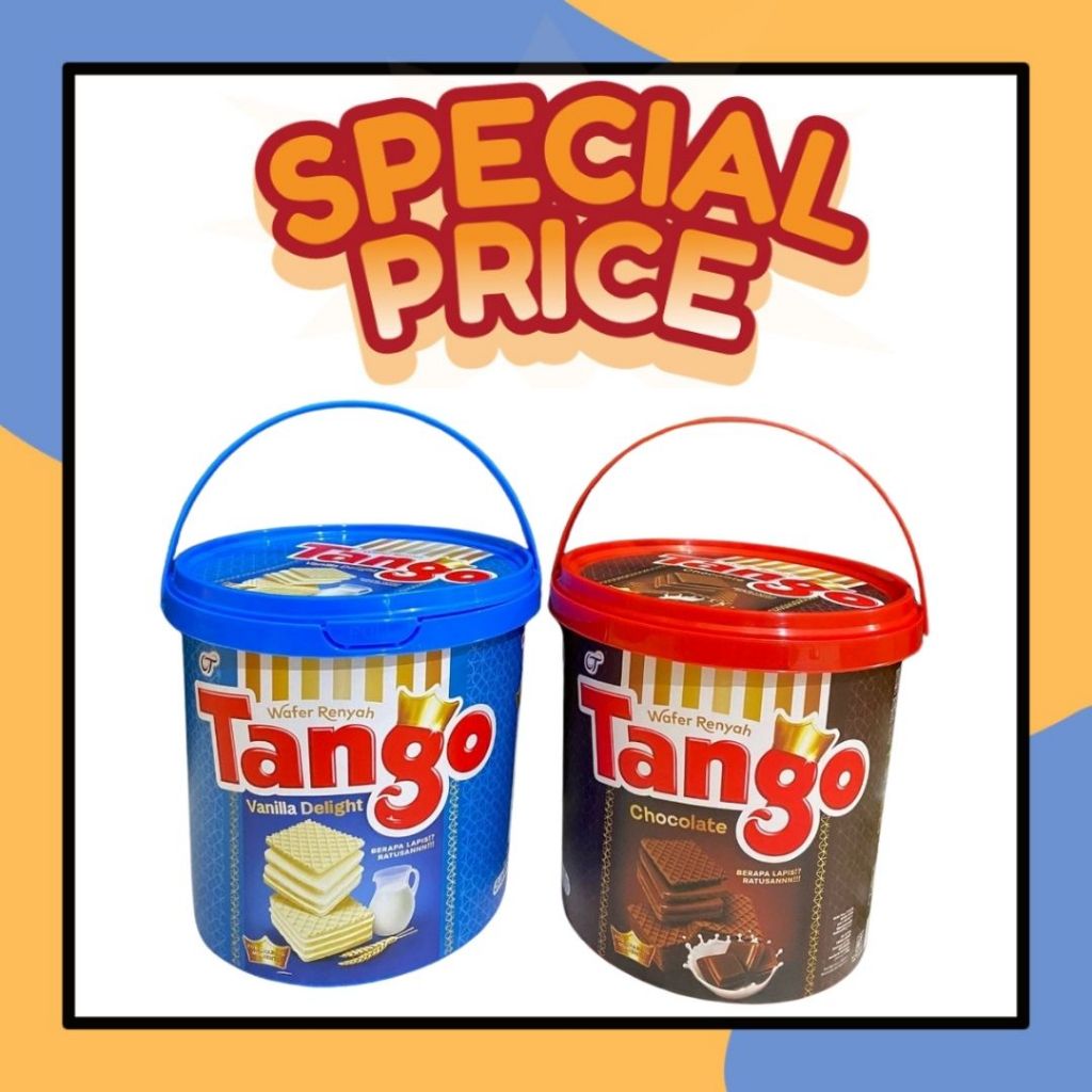 Jual Tango 240g Tanggo Wafer Renyah Kemasan TOPLES Chocolate Vanila ...