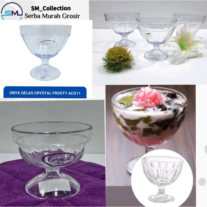 Jual gelas es buah/gelas akrilik/gelas frosty/gelas onyx acg 11 ...