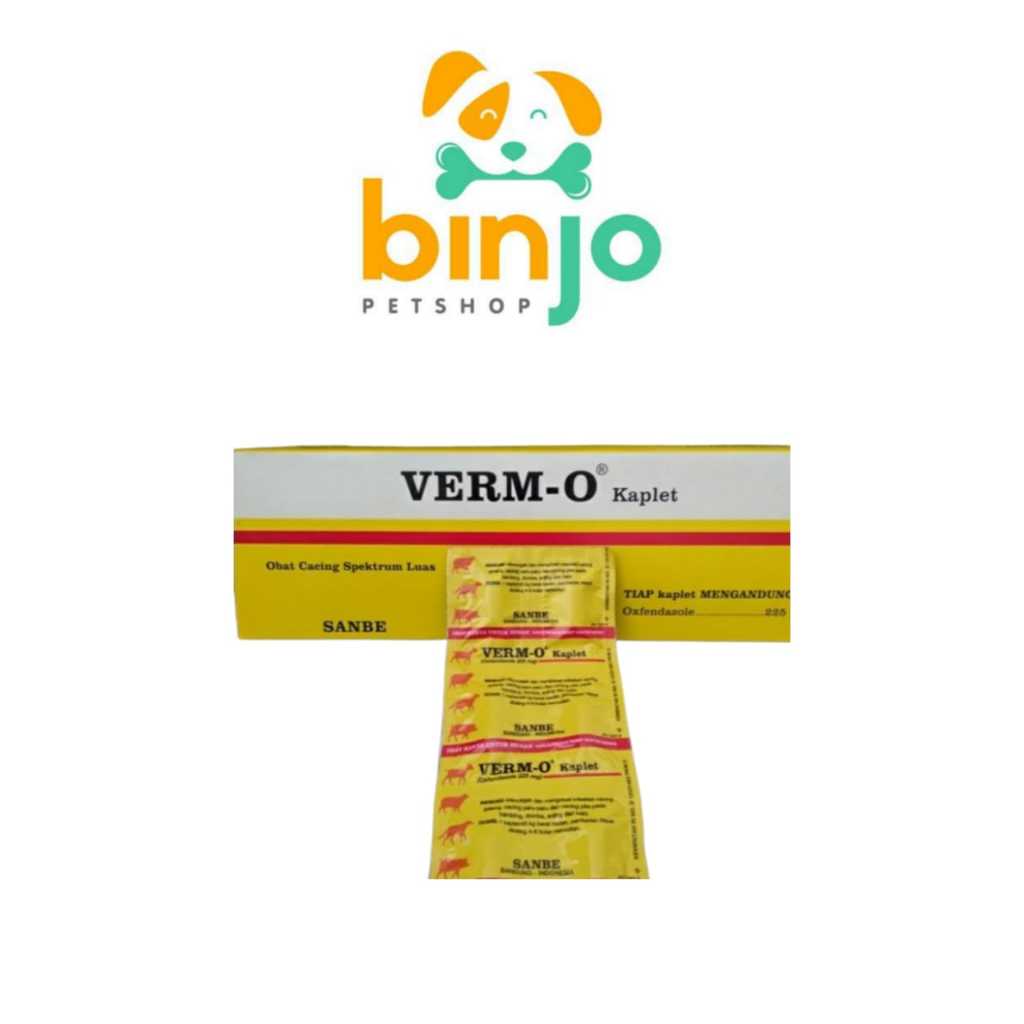 Jual Verm O Sanbe Farma Kaplet - Obat Cacing Spectrum Hewan Ternak Sapi ...