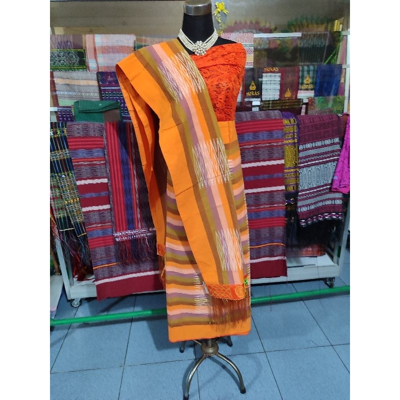 Jual Harungguan Lilit siantar cantik, selendang rambu warna warni, kita ...