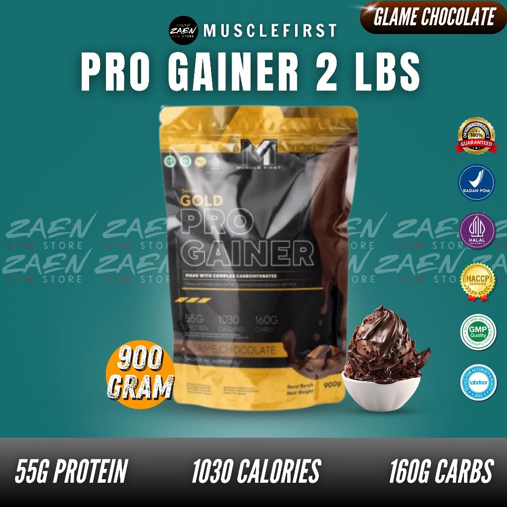 Jual MUSCLE FIRST GOLD SERIES PRO GAINER 900 GRAM 2LBS | Shopee Indonesia