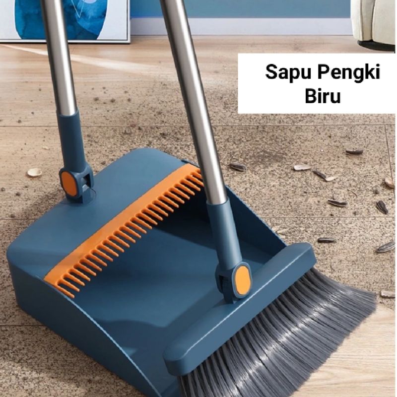 Jual Sapu Pengki Set 2IN1 Praktis Sapu Sekop Set Minimalis Sapu Pengki ...