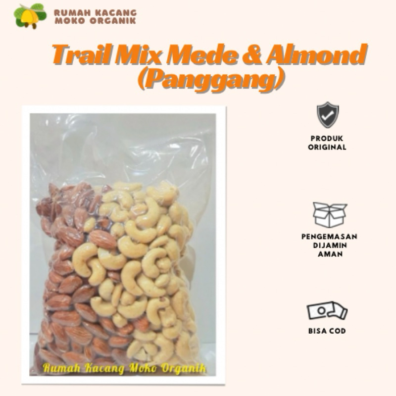 Jual Trail Mix Mede & Almond 500 gr (Panggang) | Shopee Indonesia