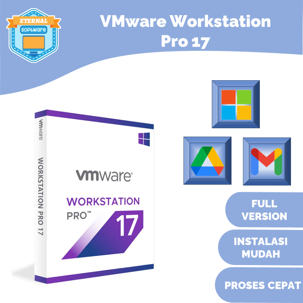 Jual VMware Workstation Pro 17 Full Version Aplikasi Virtual Machine ...