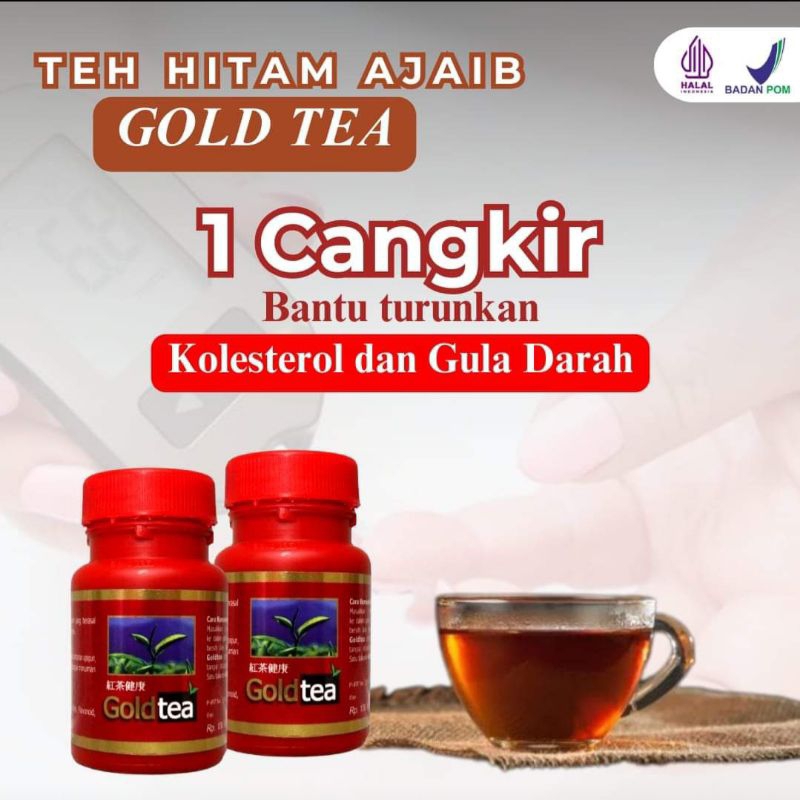Jual [BISA COD] GOLDTEA | TEH HITAM GOLDTEA | GOLD TEA ASLI | TEH HITAM ...