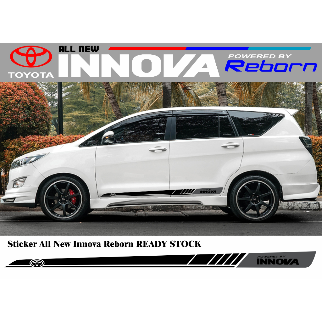 Jual STICKER TOYOTA ALL NEW INNOVA REBORN STICKER LIST BODY INNOVA NEW ...