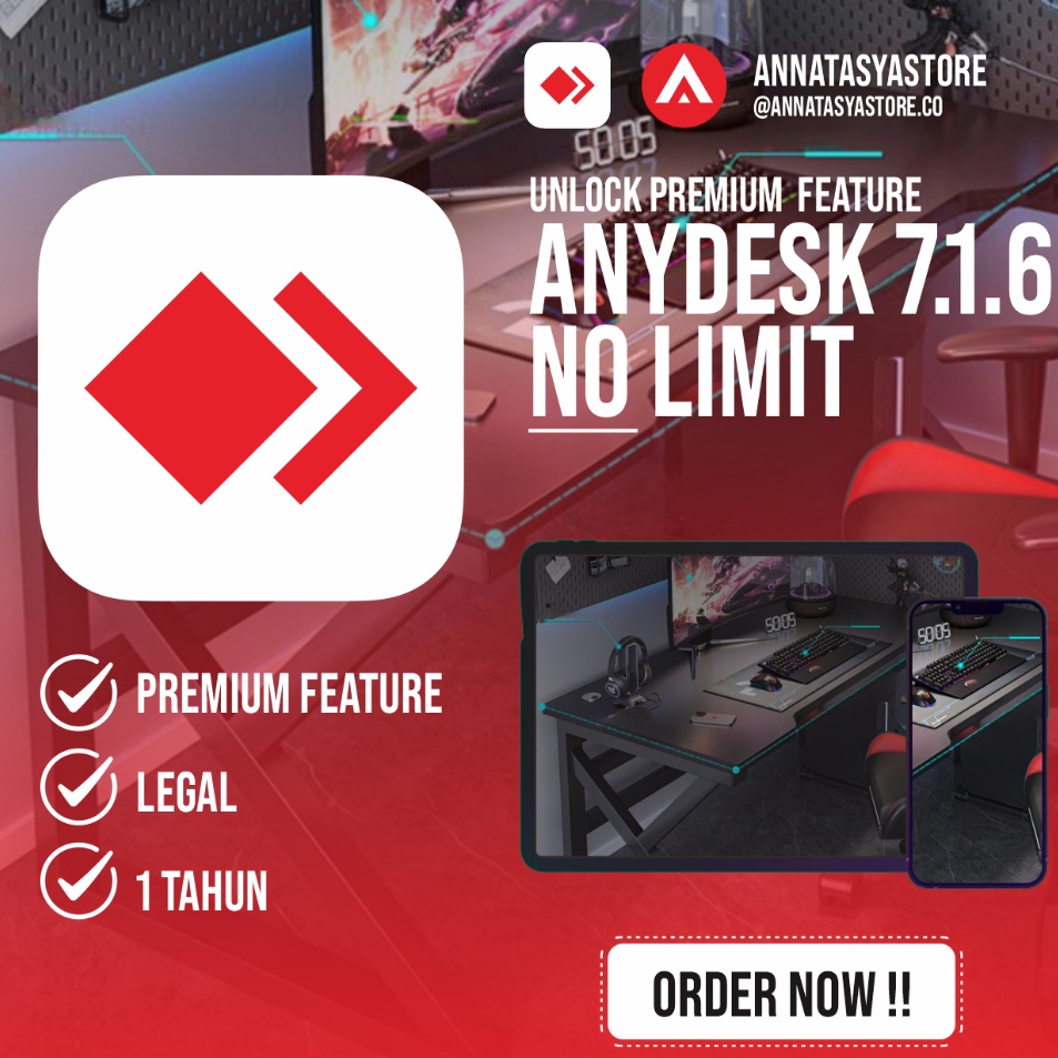 Jual MAKSIMAL AnyDesk Premium 1 Tahun Murah Bergaransi | Shopee Indonesia