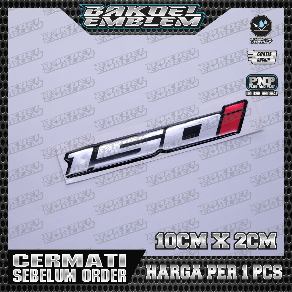 Jual EMBLEM 150CC, EMBLEM TILBUL CC MOTOR, 150CC, 150CC | Shopee Indonesia