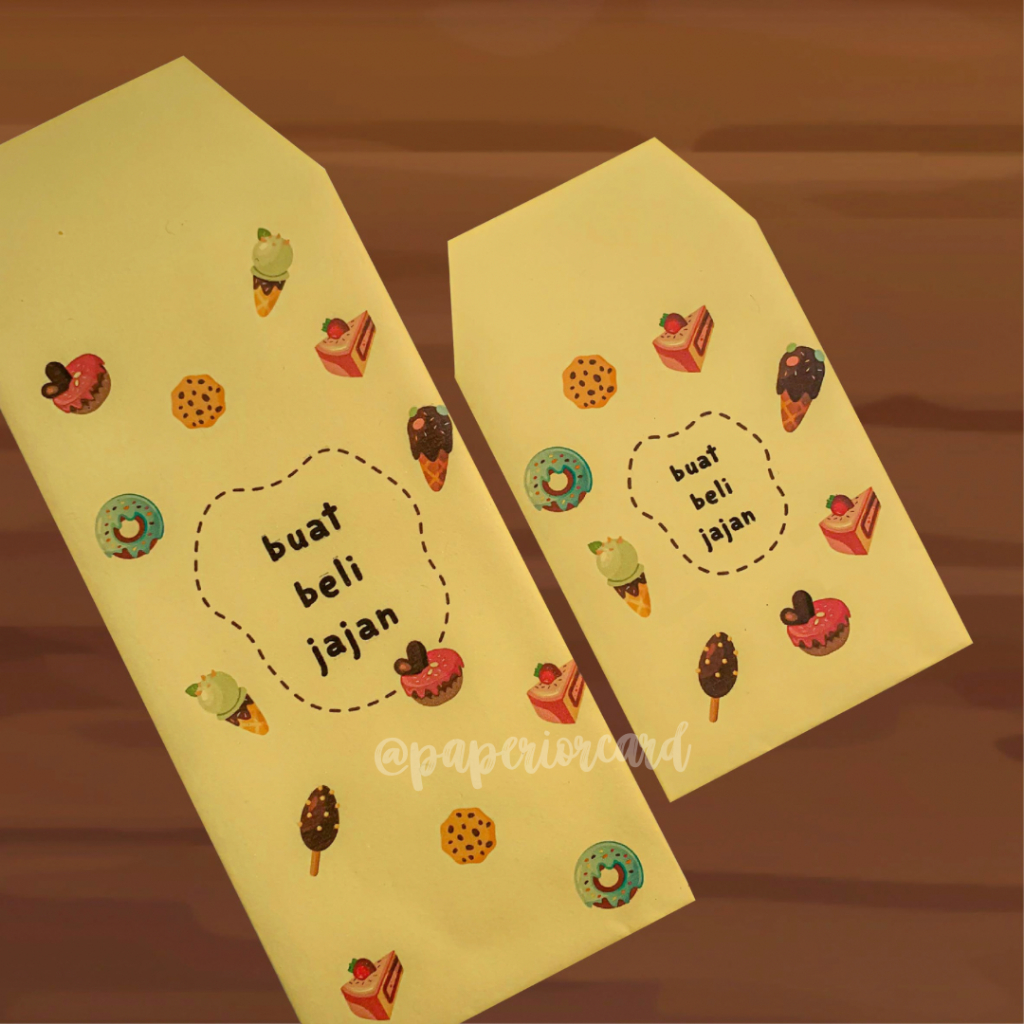 Jual Amplop Lebaran Custom Kata-Kata Lucu / ukuran besar & kecil ...